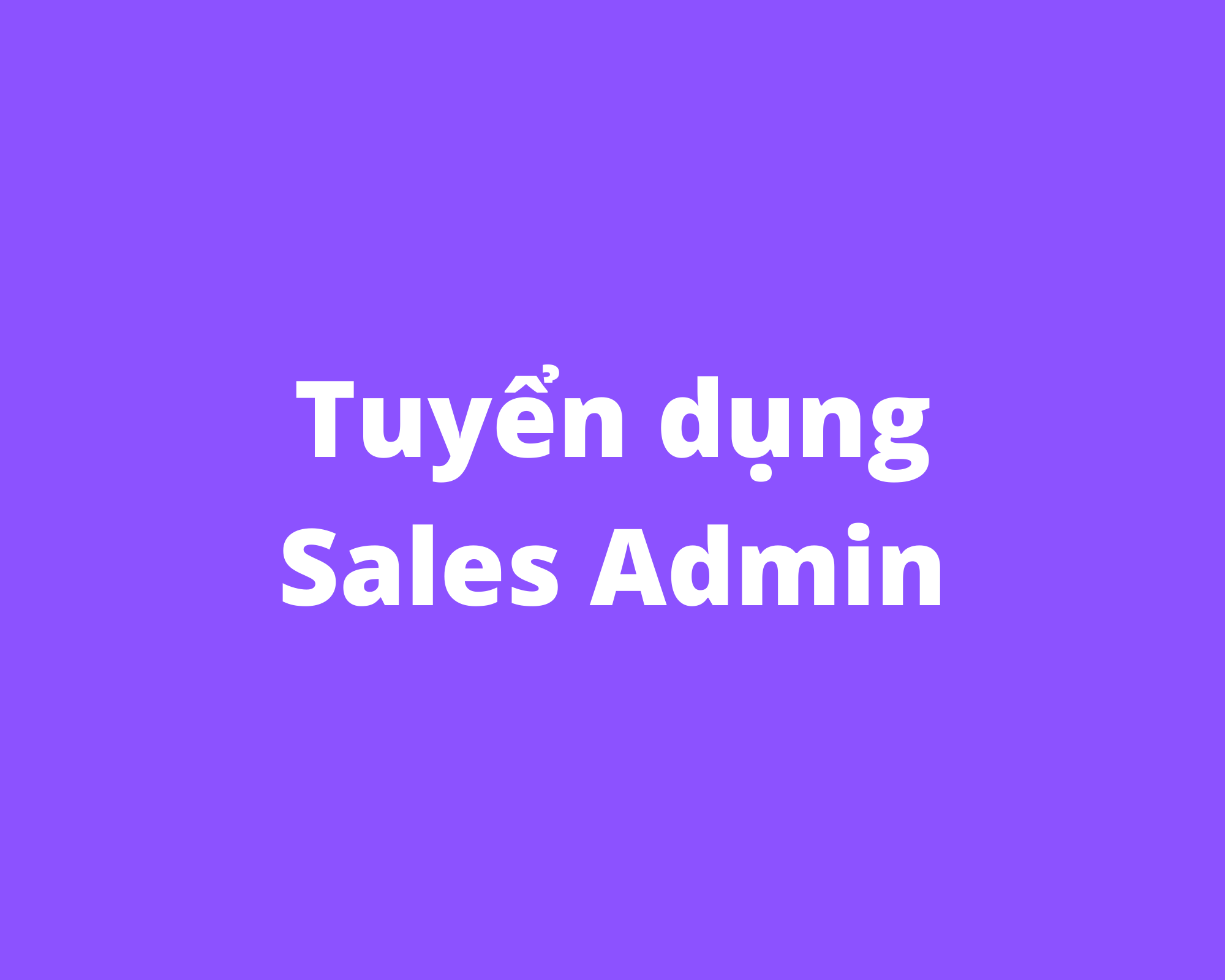 Sales Admin - vHost