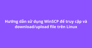 Hướng dẫn sử dụng WinSCP để truy cập và download/upload file trên Linux - vHost