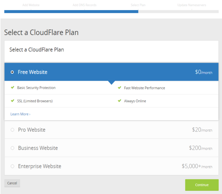 Hướng dẫn cấu hình sử dụng cloudflare cho domain - vHost