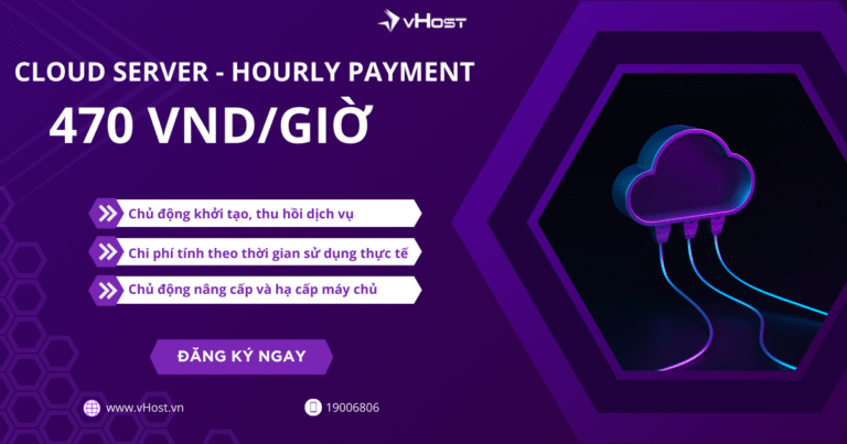 Cập nhật chính sách Cloud Server Hourly - vHost